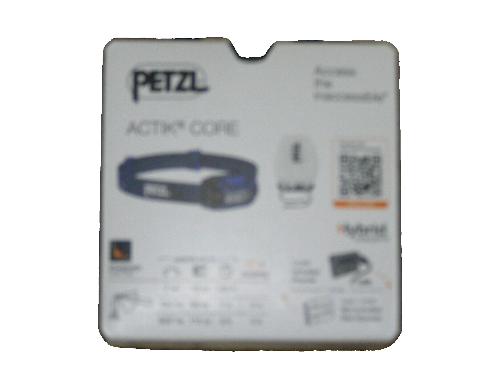 Petzl Actik Core 600 Lumens Headlamp - Blue (E065AA01) for sale online ...