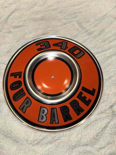 MOPAR NOS 340 FOUR BARREL AIR CLEANER DART DUSTER CUDA CHALLENGER DEMON ...