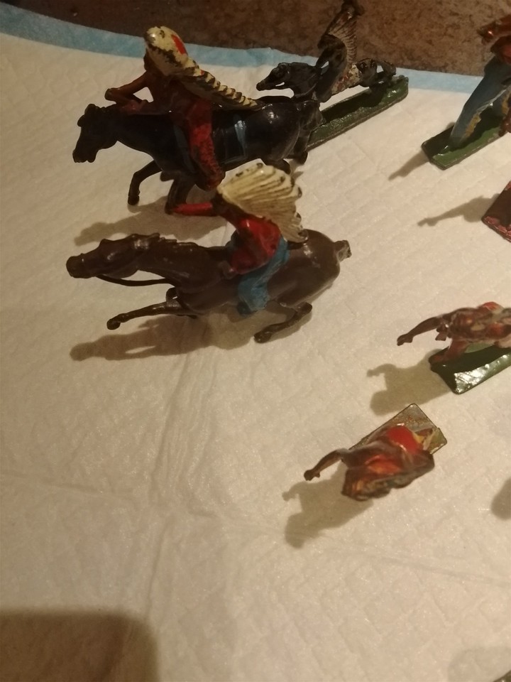 Job lot Wild West Native American Indians & Cowboys. stagecoach | eBay UK