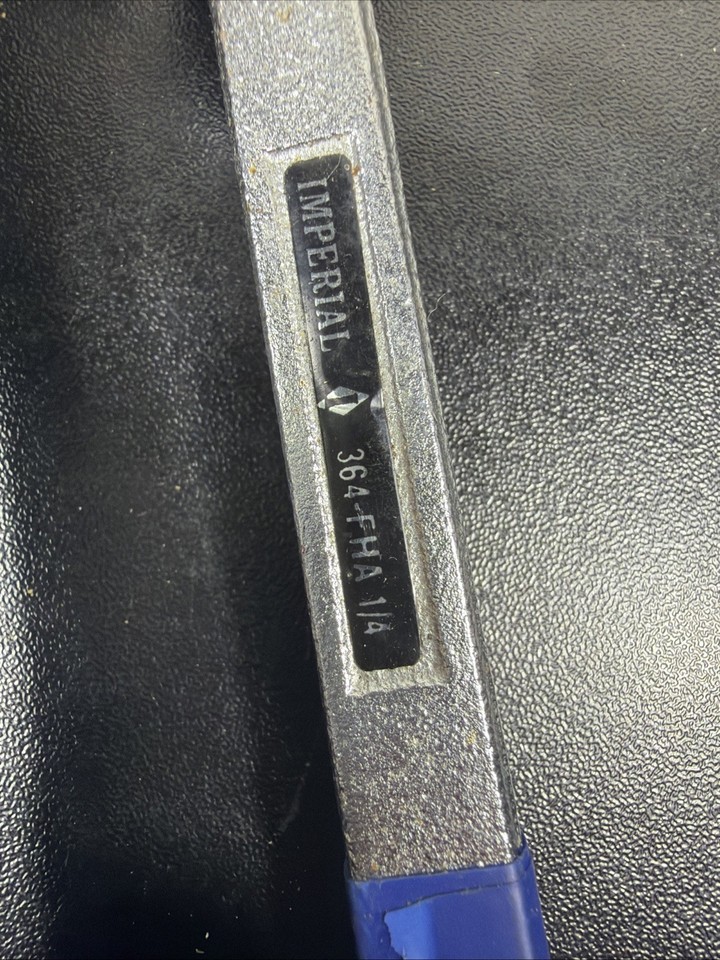 Gould Imperial USA 1/4" OD Tubing Hand Tube Bender Manual 9/16" Radius ...