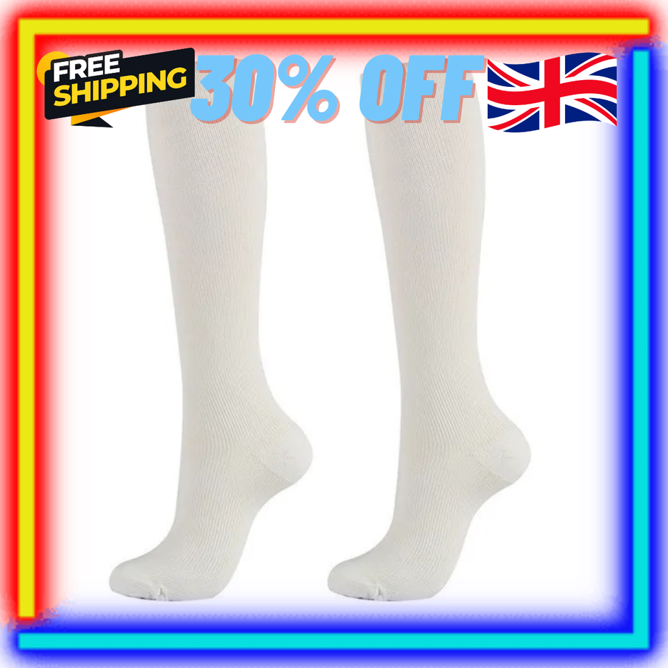 1 Pairs Unisex Medical Compression Socks Varicose Veins Calf Leg ...