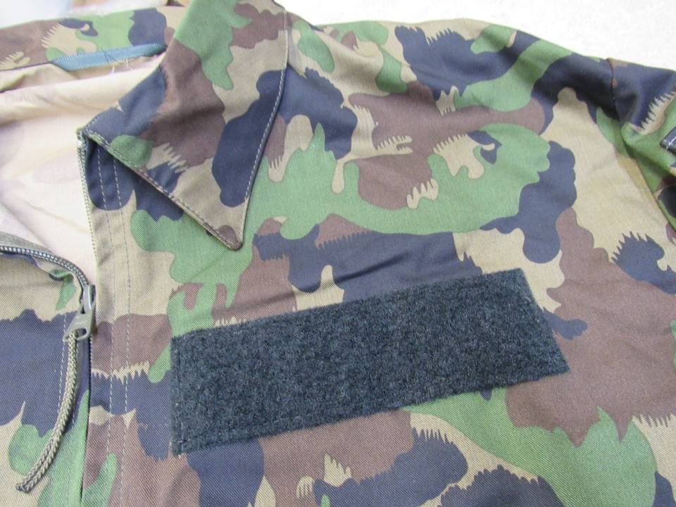Swiss TAZ 90 Woodland Camo Field Shirt Combat Jacket M92 Approx a Size ...