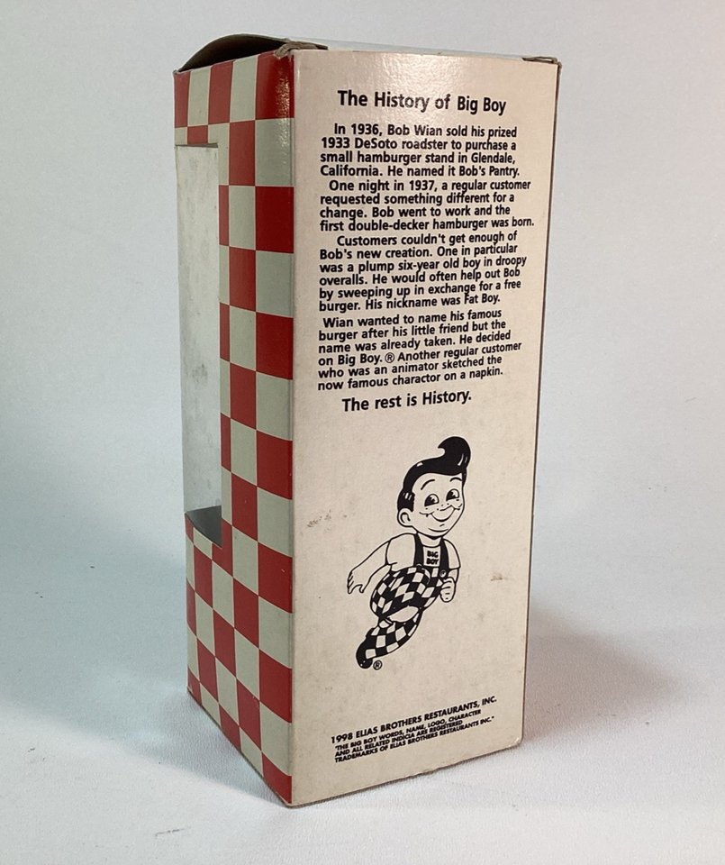 1998 FUNKO Big Boy “Lap It Up” Bobblehead Bobbing Head Collector’s Item ...