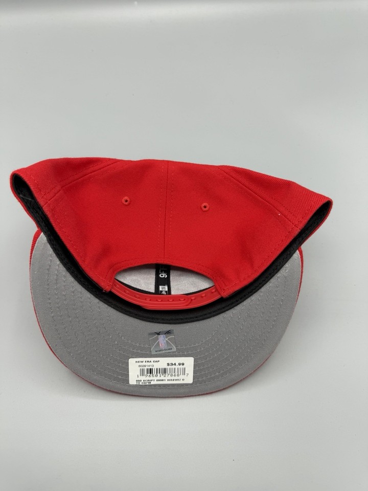 Washington Wizards Hat New Era 9Fifty Snapback Cap Red Blue Large Block ...