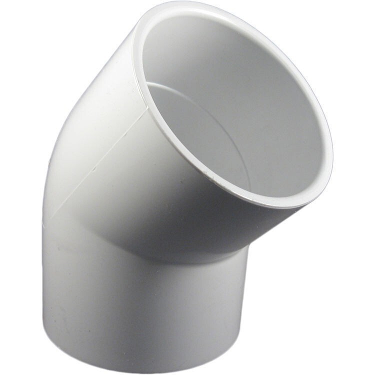 Schedule 80 PVC 45 Degree Elbow, 3 Inch | eBay