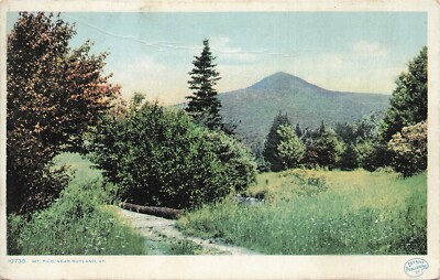 Mt. Pico Mountain Valley Near Rutland Vermont 1915 Phostint Postcard | eBay
