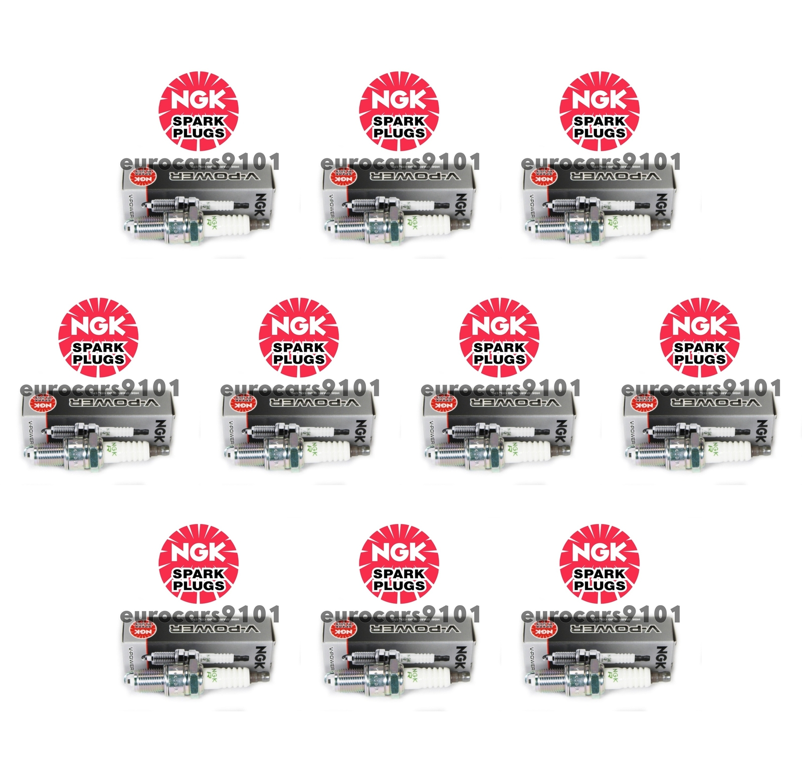 Set of 10 Porsche 944 NGK Spark Plugs 1233 ERR3799 | eBay