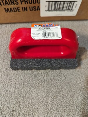 Kraft Tool CF283 Co 20 Grit 6 In. X 3 In. Fluted Rub Brick Set of 5 | eBay