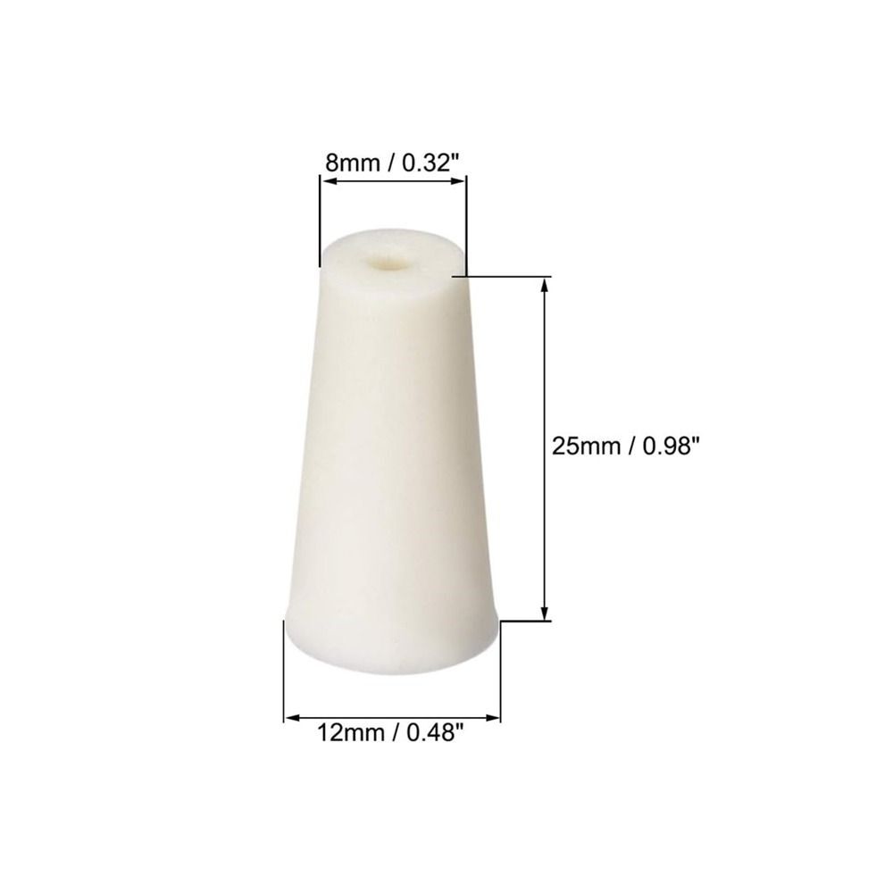 8-12mm Silicon Rubber Stopper for Flask Test Tube Stopper | eBay