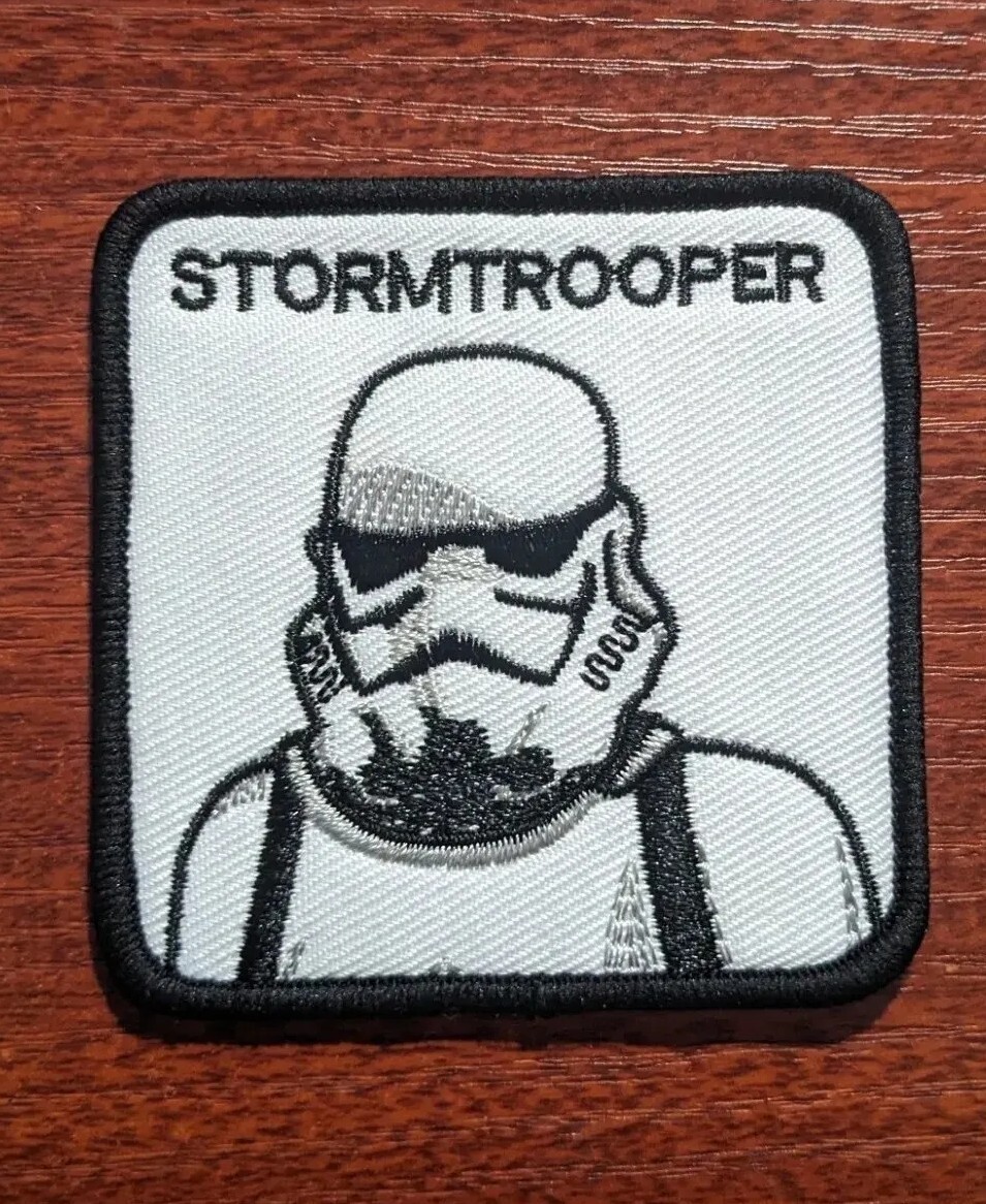 Stormtrooper 2.75x2.75" Star Wars Patch Trucker Hat Patch Embroidered ...