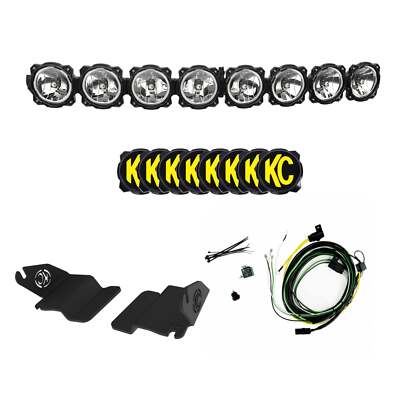 KC HiLiTES 91338 Gravity Pro6 50" 160W Curved Wide Beam LED Light Bar ...