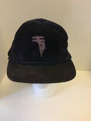 Vintage Telephone Pole Worker Corduroy Cap Baseball Snapback Hat Bell ...