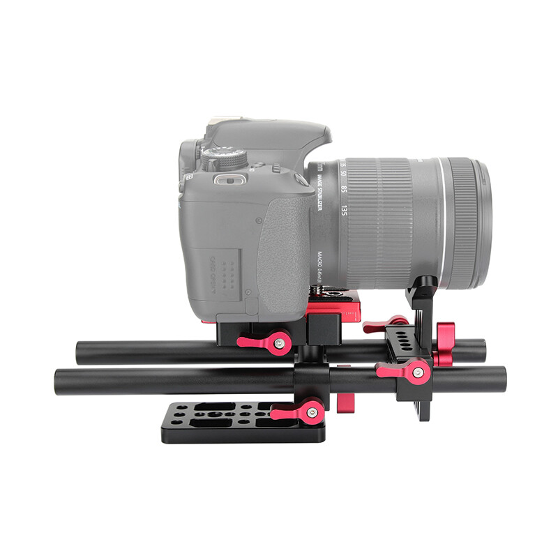 CAMVATE Universal Tripod Mount Support Rig w/ Manfrotto Quick Release ...