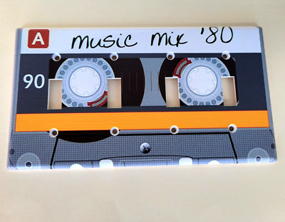 4-Gang Toggle Light Switch Wall Plate Decor Cover - Cassette Tape Music ...