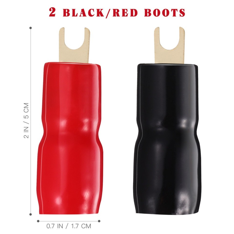 Audio Terminal Block Spade Connectors for Speaker Wire Harness Gauge ...