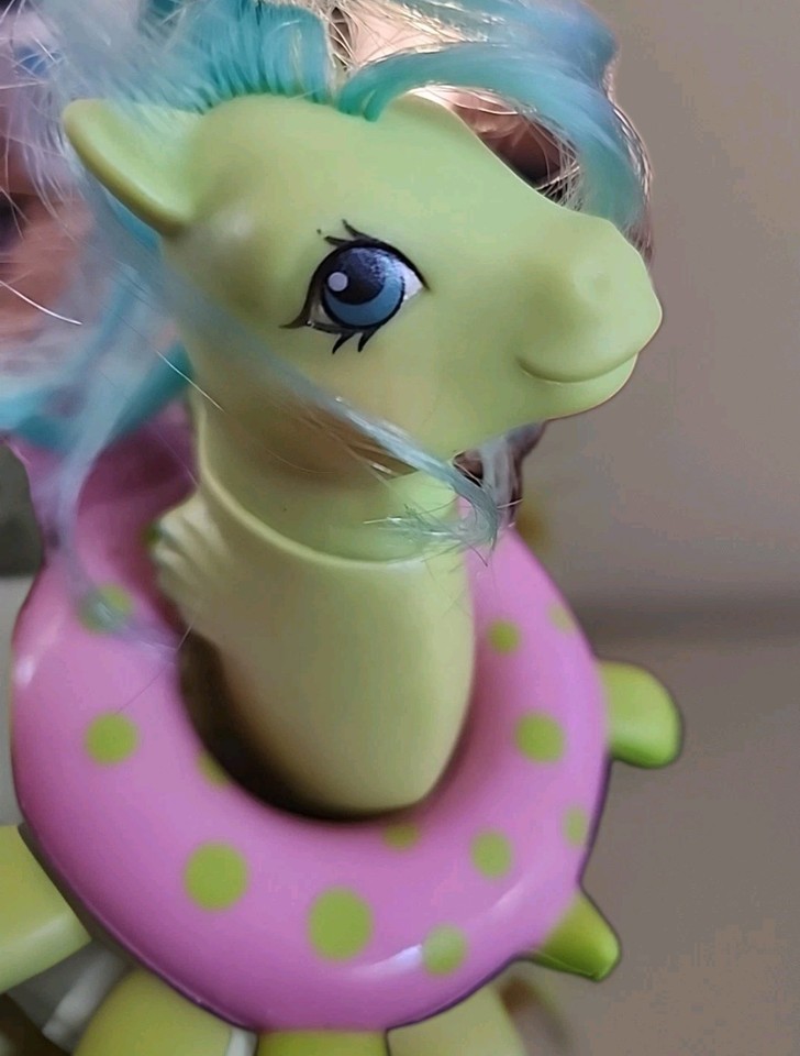 My Little Pony G1 Vintage Baby Sea Pony Sea Shimmer With Float 1980s ...