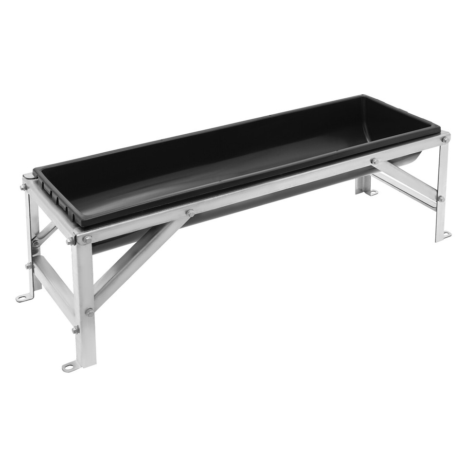 Livestock Feed Trough Long Large Capacity Feeder Feed Trough with Stand ...
