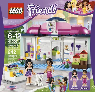 NEW LEGO Friends Heartlake PET SALON 41007 Grooming Shop Joanna ...