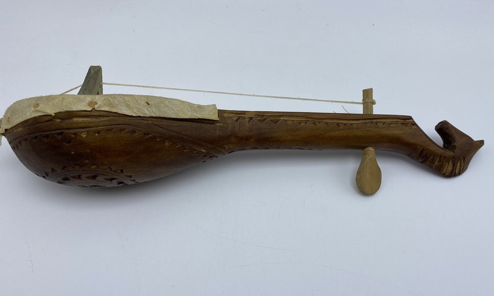 Vintage Hand Carved Horse Head Fiddle Balkan Gusle Folk String ...