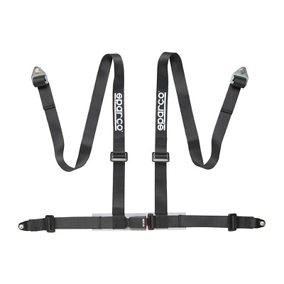 Sparco Italy CLUB H-4 4-points Safety Harness black (ECE) WRC | eBay