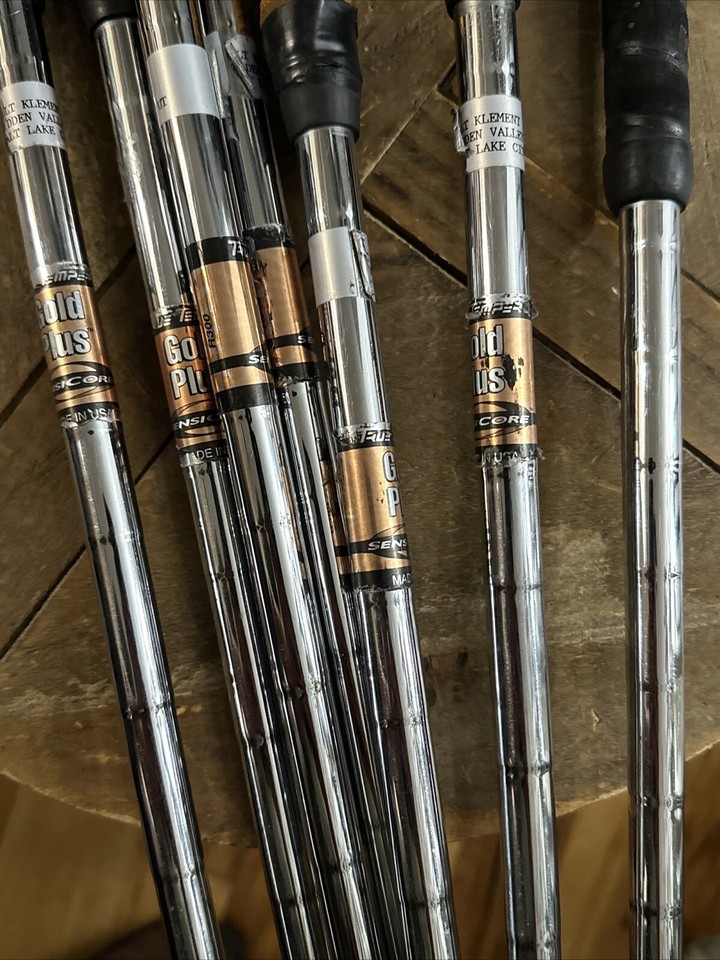 Mizuno T-Zoid Comp EZ Forged 3-9 Iron Set Right R-Flex True Temper Gold ...