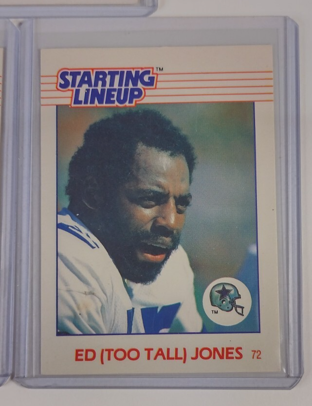 DALLAS COWBOYS 1988 Starting Lineup card lot Danny White Ed "Too Tall ...