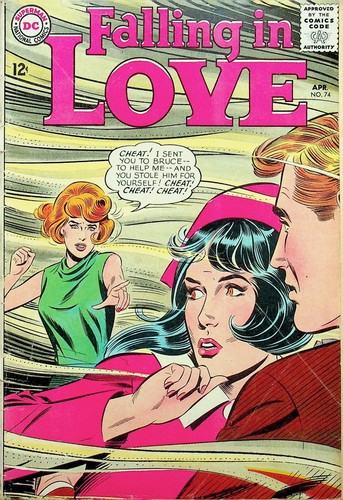 1965 "FALLING IN LOVE" DC COMICS - E11-C | eBay