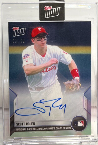 Scott Rolen 2022 Topps Now MLB Hall of Fame Class of 2023 Autograph ...