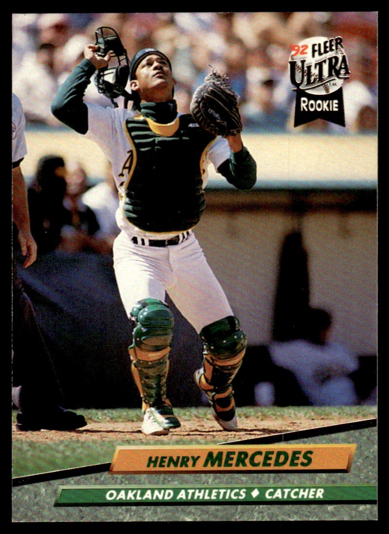1992 Fleer Ultra #424 Henry Mercedes Rookie Oakland Athletics | eBay