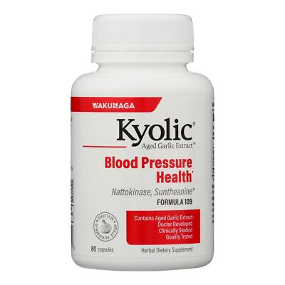 Kyolic Kyolic Formula 109 Blood Pressure 80 Tablets (Pack of 3 ...