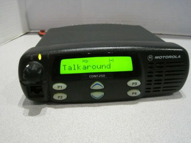 Motorola CDM 1250 Mobile UHF Radio 450-520 MHz (AAM25SKD9PW2AN) for ...