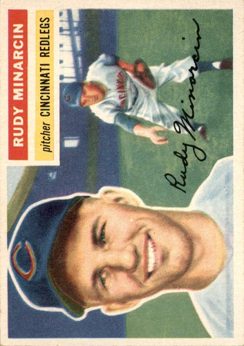 1956 Topps 36 Rudy Minarcin White Back EX-MT #D370042 | eBay