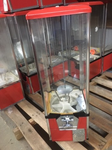 Red Northwestern 2" capsule toy bulk vending machine 2 inch vendor A&A ...