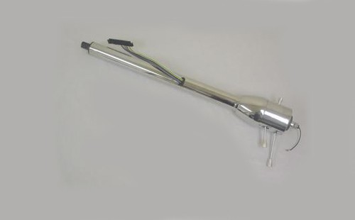 CHROME 32" Street Rod Tilt Steering Column Floor Shift 32 Inch with ...