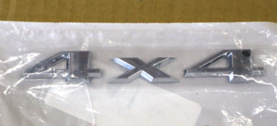 NEW OEM 2019-23 JEEP Cherokee Chrome "4 X 4" Liftgate Nameplate ...