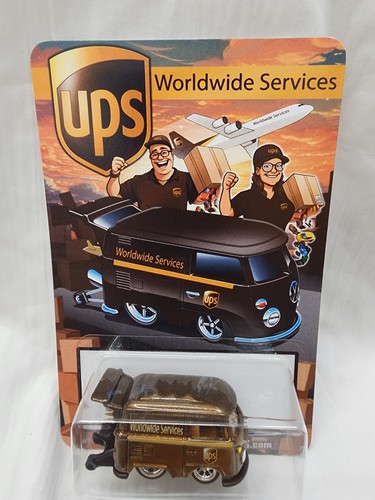 CS Customs, Hot Wheels UPS themed Kool Kombi | eBay