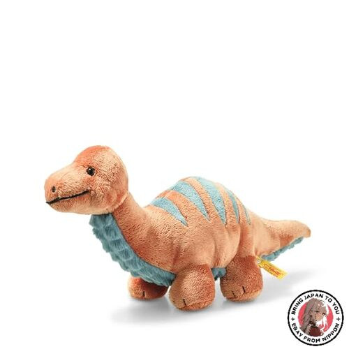 NEW Steiff Bronko Brontosaurus Premium Dinosaur Stuffed Animal Stuffed ...
