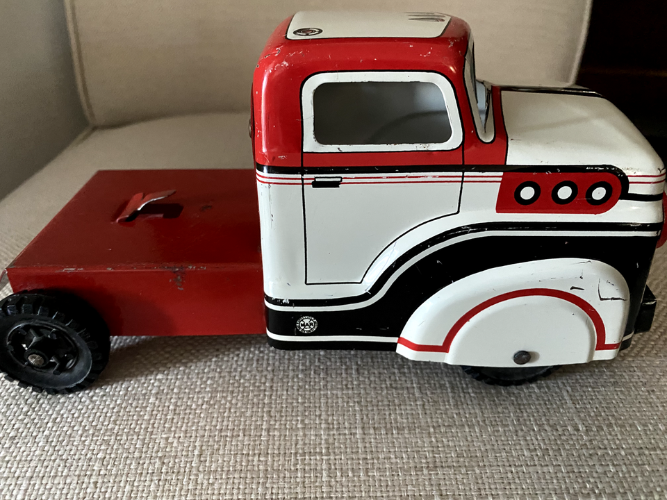 vintage marx pressed steel toy semi truck | eBay