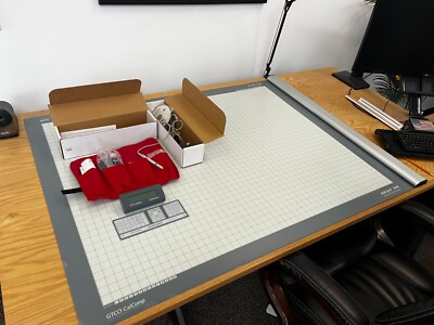 GTCO Calcomp Roll-Up III 3648 Digitizers with Quickruler III and pens ...