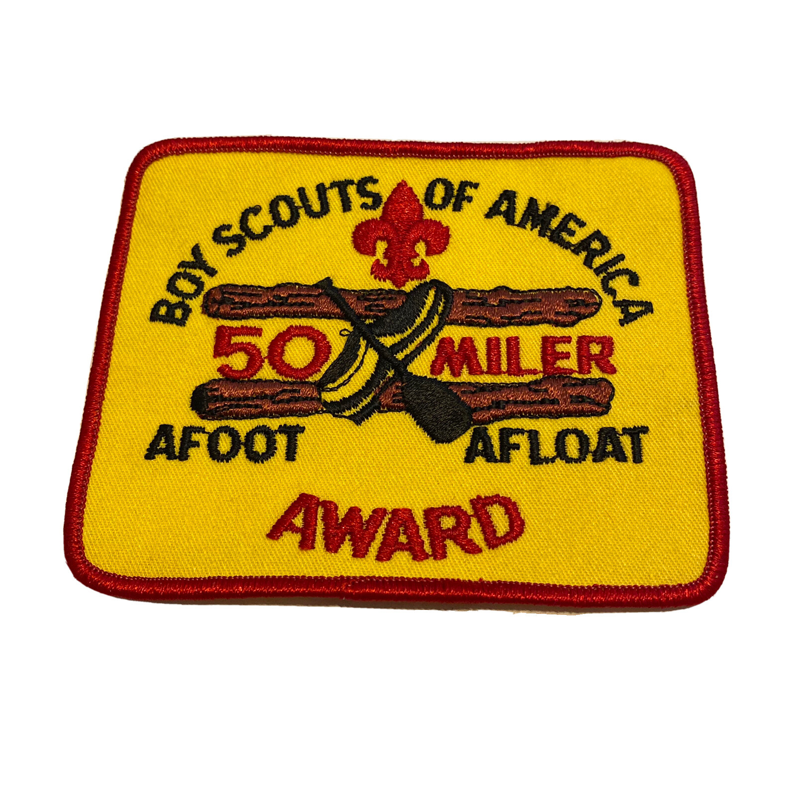 50 Miler Afoot Afloat Award Boy Scouts of America BSA Patch 5" x 4" | eBay