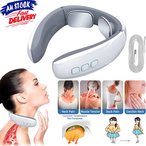 Portable Lymphatic Relief Neck Massager EMS Neck Acupoints Massage ...