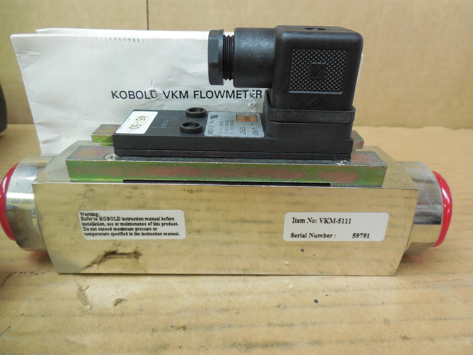Kobold VKM Flow Meter Flowmeter Switch VKM-5111 VKM5111 250 VAC 200 VDC ...