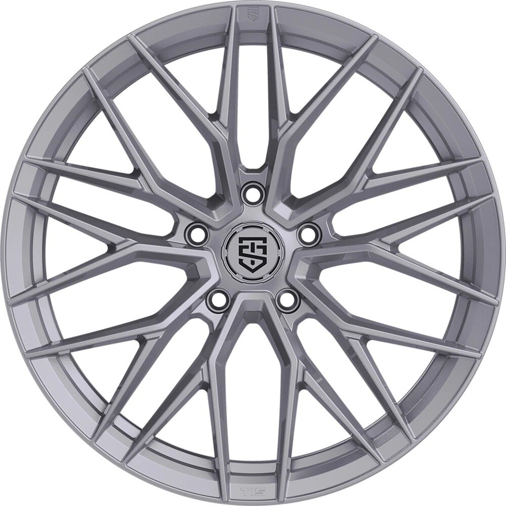 Set 4 17" TIS Motorsports 505S Gloss Silver 17x7.5 Wheels 5x120 35mm ...