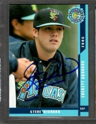 2006 Grandstand #17 Steve Richard Everett AquaSox Signed Autograph (F21 ...