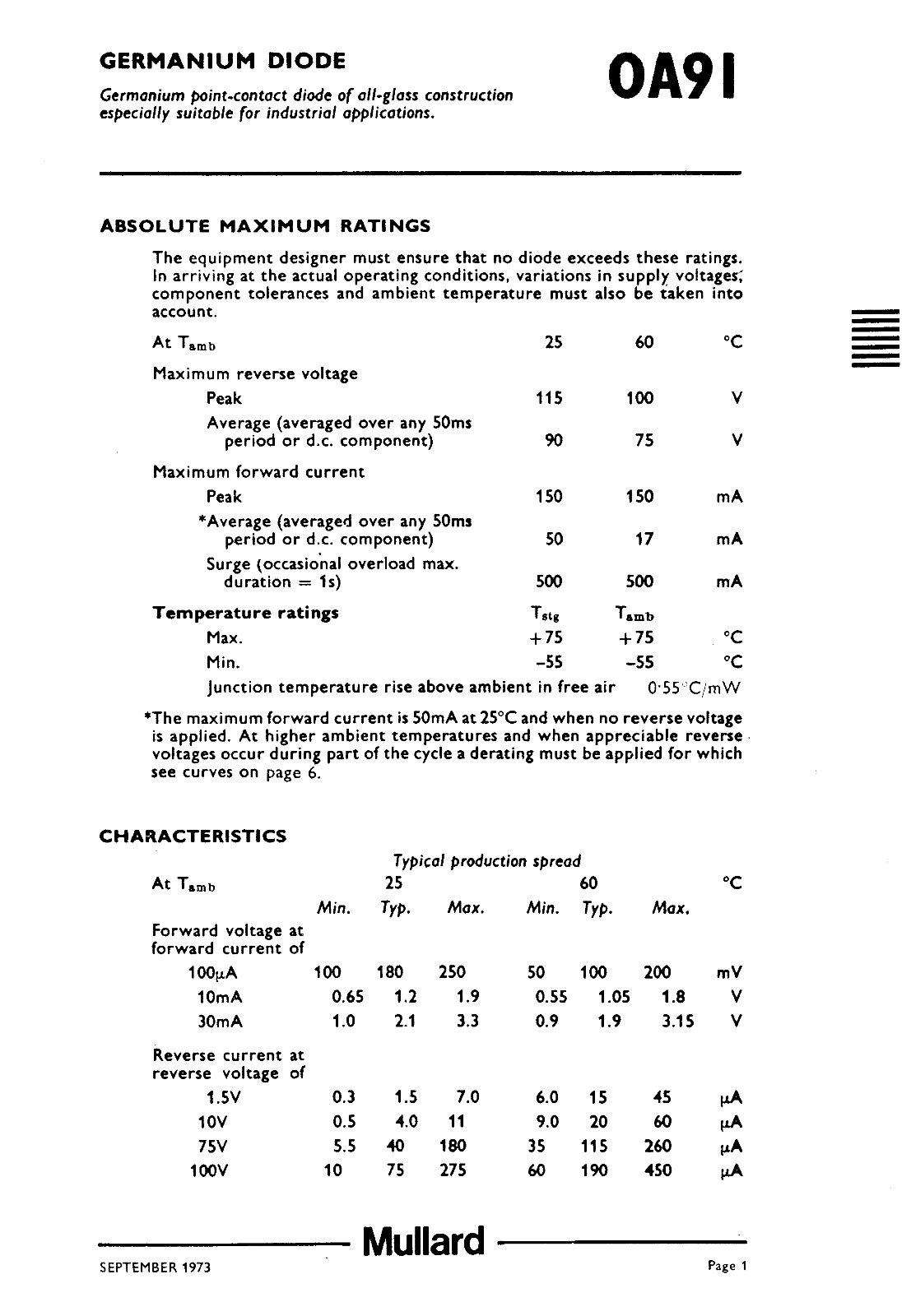 Germanium diodes, like OA91, 1N60A, qty 4, good for guitar amps or ...