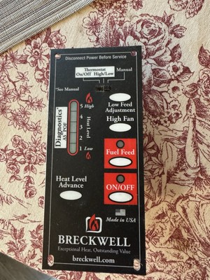 Breckwell 1 RPM Circuit Control Board P23, P23i, P24, P24i, BIG E, A-E ...