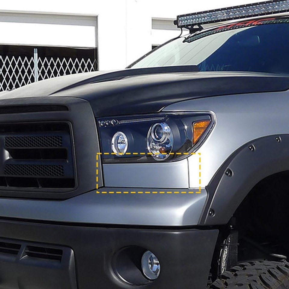Bumper Grille Headlight Filler Cover FOR TUNDRA Toyota 2007-13 45150 ...