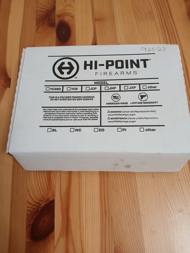 Hi Point YC9 & YC380 Compensator, Box, Peep Sights & Manual | eBay