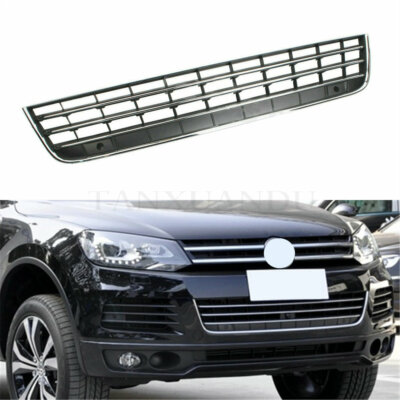 Fit For VW Touareg 2011-2014 Front Bumper Lower Grill Grille Chrome ...