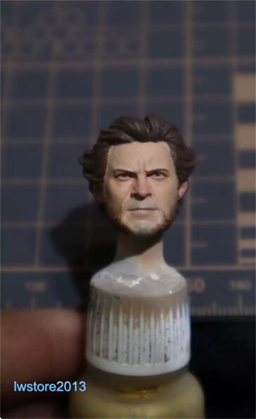1:12 Wolverine Logan Man Head Sculpt Carved For 6" Male Action Figure ...